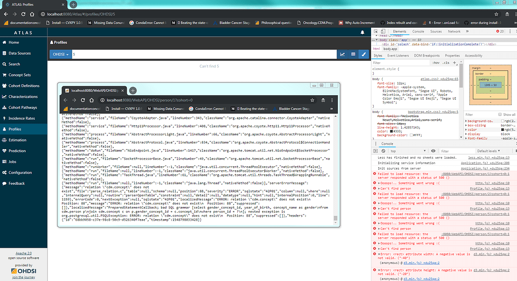 Atlas Profiles Can T Find Person Implementers Ohdsi Forums