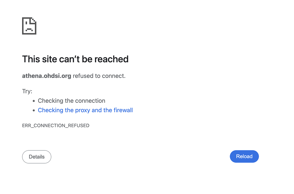Is Athena down? - General - OHDSI Forums