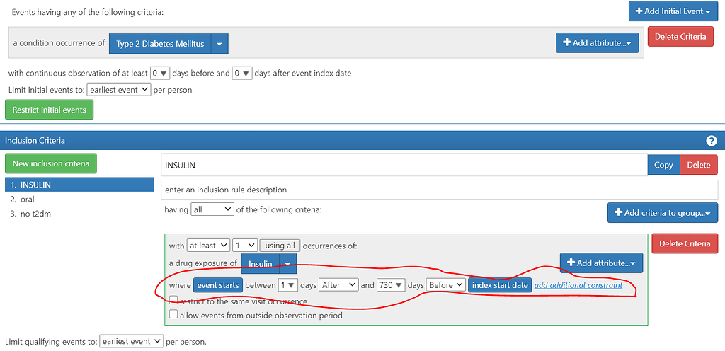 Atlas - How to use Criteria fields - Implementers - OHDSI Forums