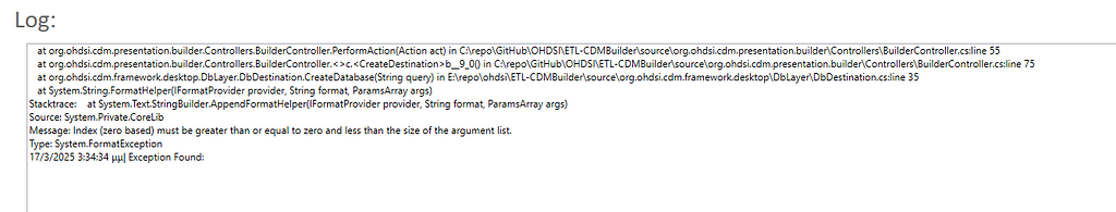 CPRD using ETL-CDMBuilder error - Developers - OHDSI Forums