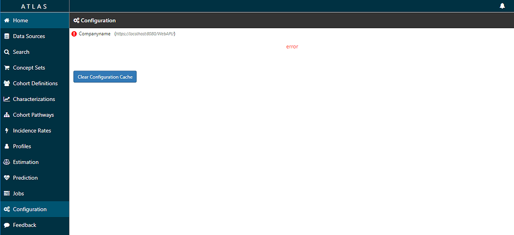 Atlas Configuration - Developers - OHDSI Forums Atlas Configuration - Developers - OHDSI Forums