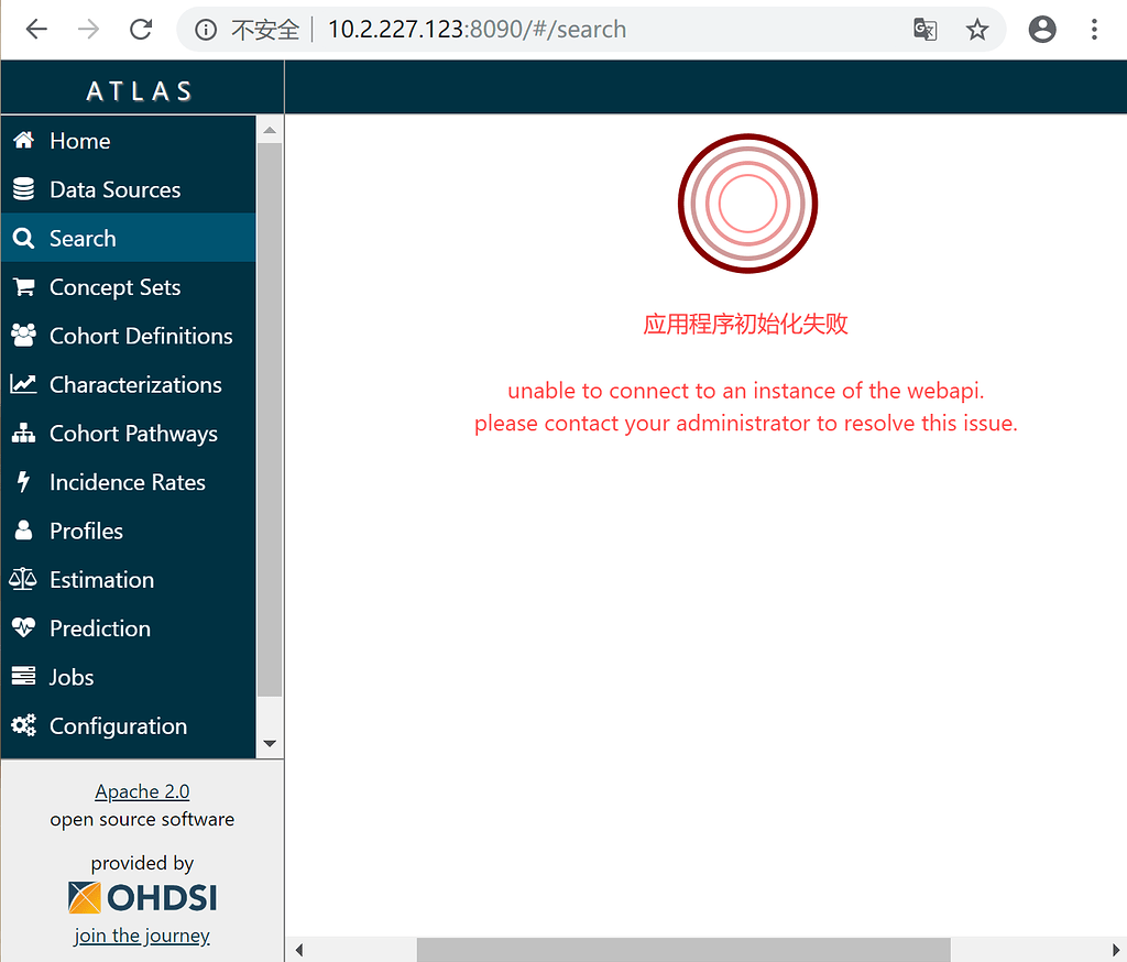 Unable to connect to an instance of the webapi - General - OHDSI Forums