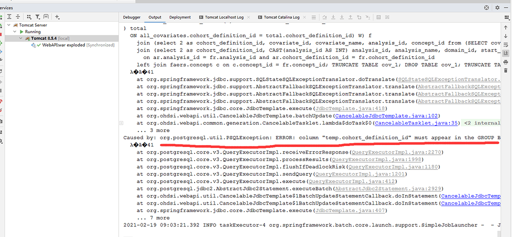 Characterization Executions Error Developers Ohdsi Forums