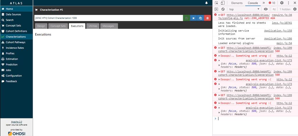 Execution Button Disappears After Importing Json In Atlas 2 8 0 Implementers Ohdsi Forums
