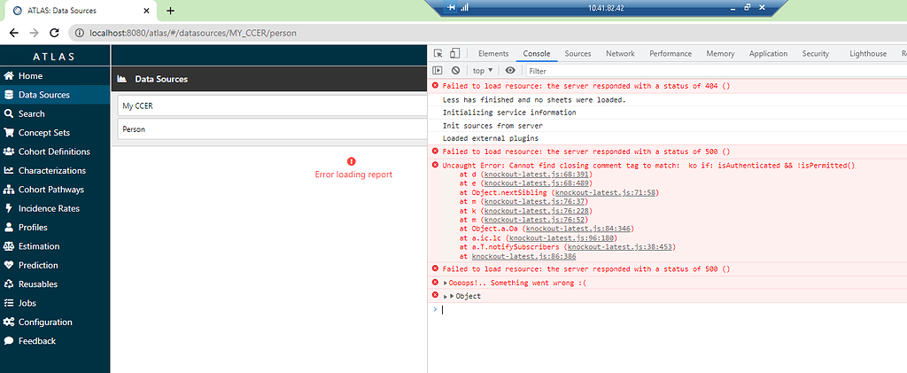 Atlas Load data errors - Implementers - OHDSI Forums